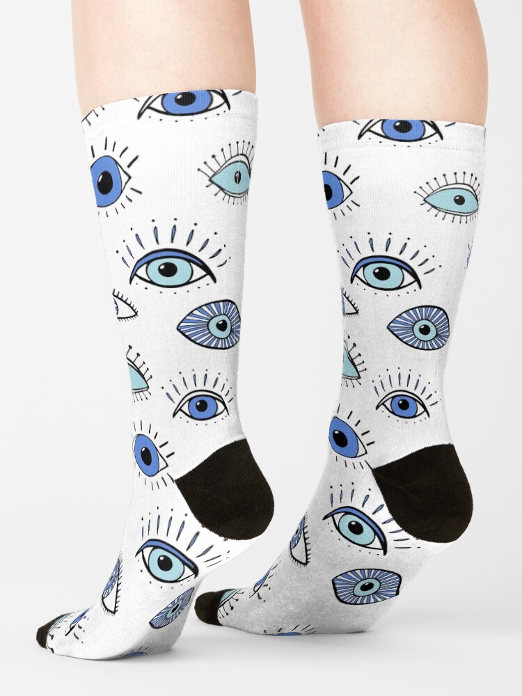 "Evil eye!" Socks by vivdesign | Redbubble