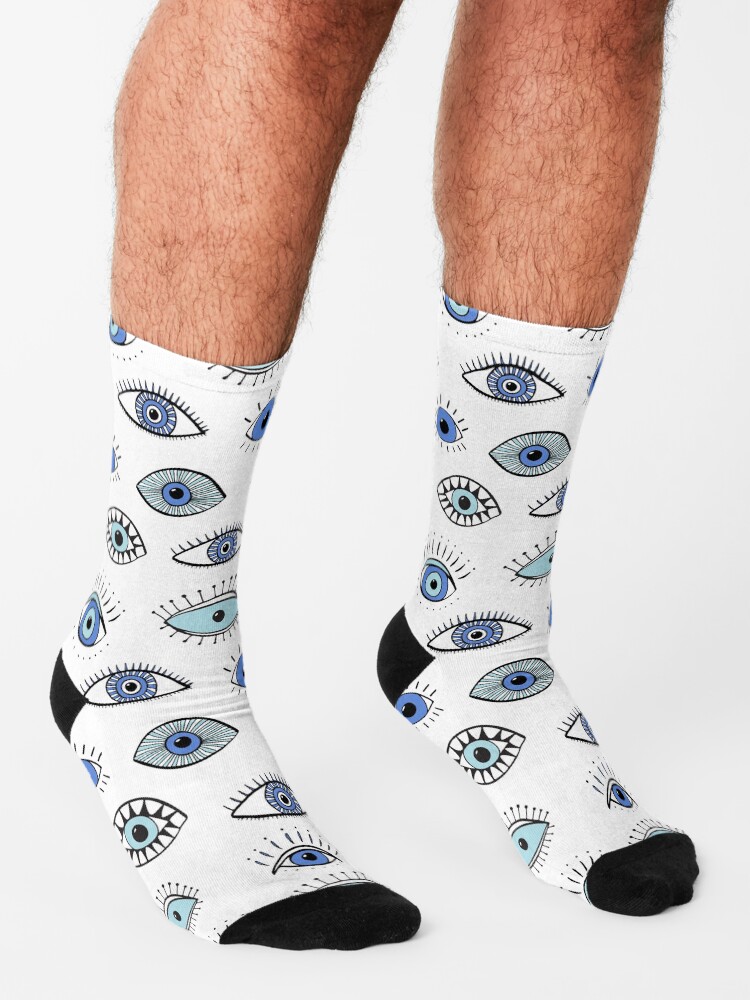 "Evil eye!" Socks by vivdesign | Redbubble