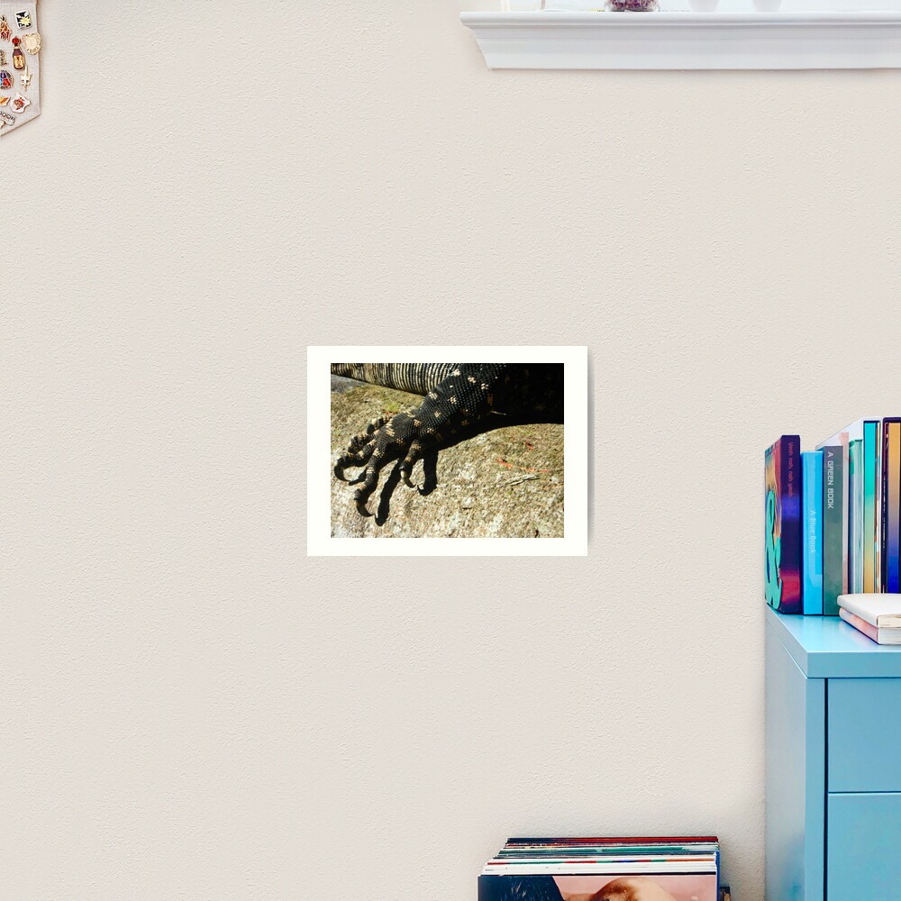 Goanna Foot Art Print For Sale By Eurekaroad Redbubble