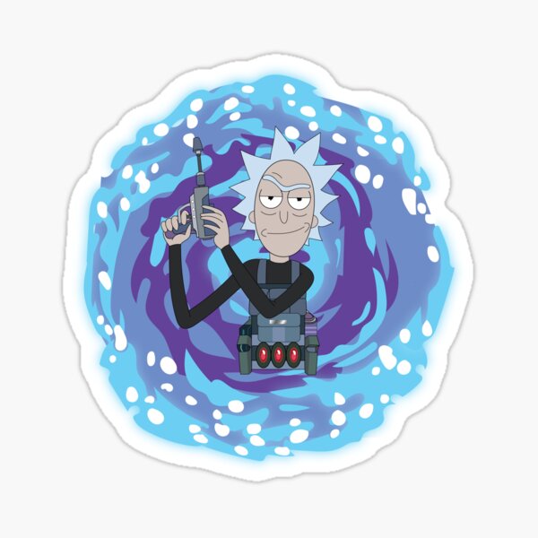 Rick and Morty Sticker | Redbubble