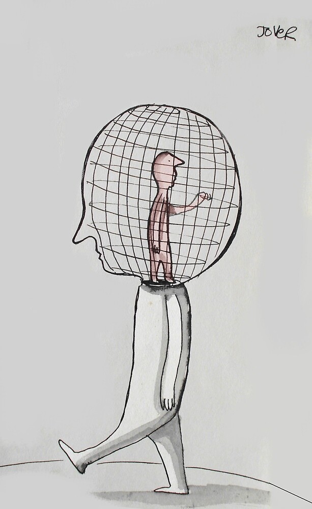 "head lock" by Loui Jover | Redbubble