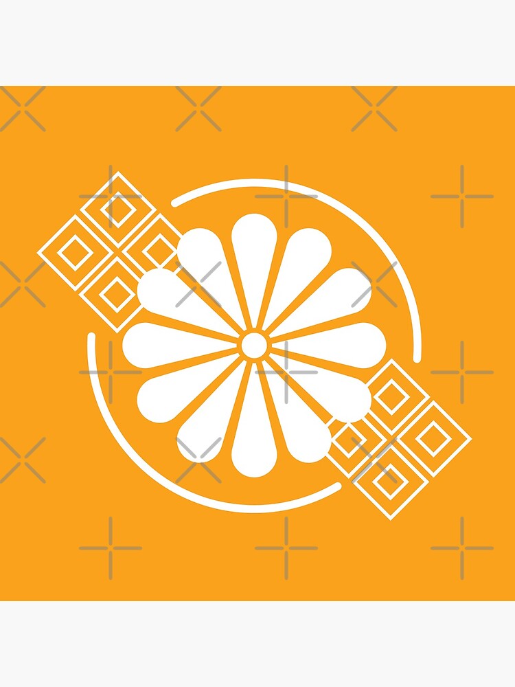 "Flower Chrysanthemum Kamon" Poster for Sale by debuneko | Redbubble