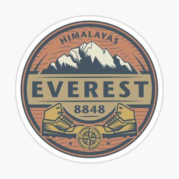 "Everest, Himalayas" Sticker by studio838 | Redbubble