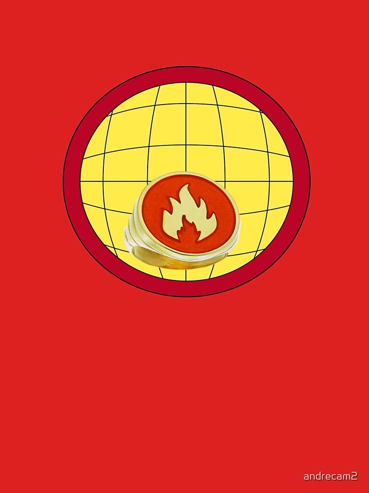 "Captain Planet "Fire" Planeteer Shirt" T-shirt for Sale by andrecam2 ...