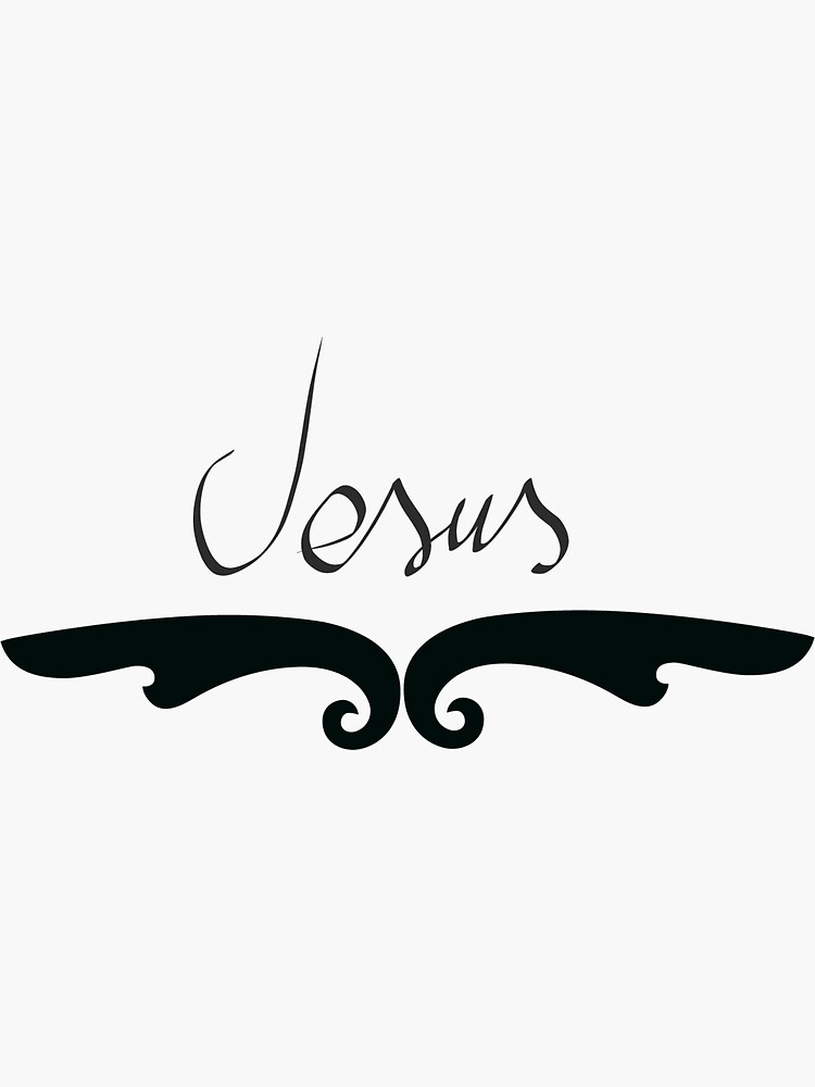 "Jesus is here" Sticker for Sale by csandra202 | Redbubble