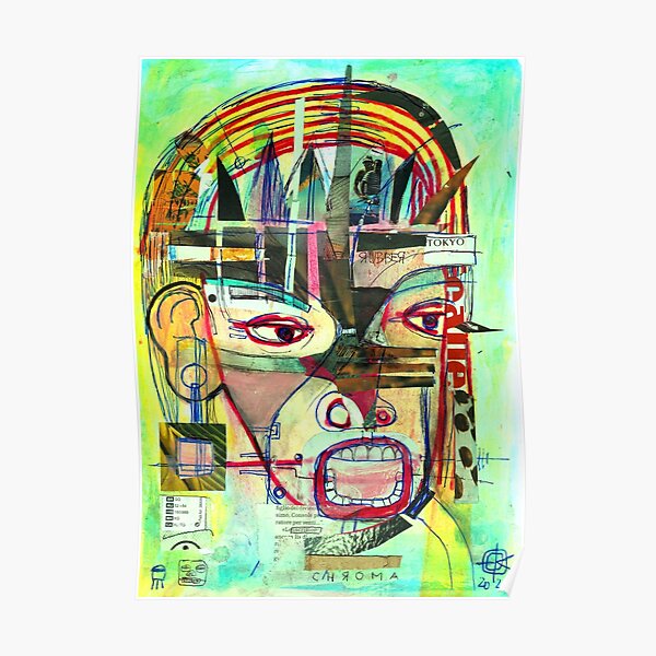 "CHROMA" Poster for Sale by mikeletron | Redbubble