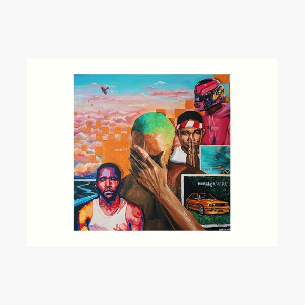 "Frank Ocean Collage" Art Print for Sale by JessBrennanArt | Redbubble