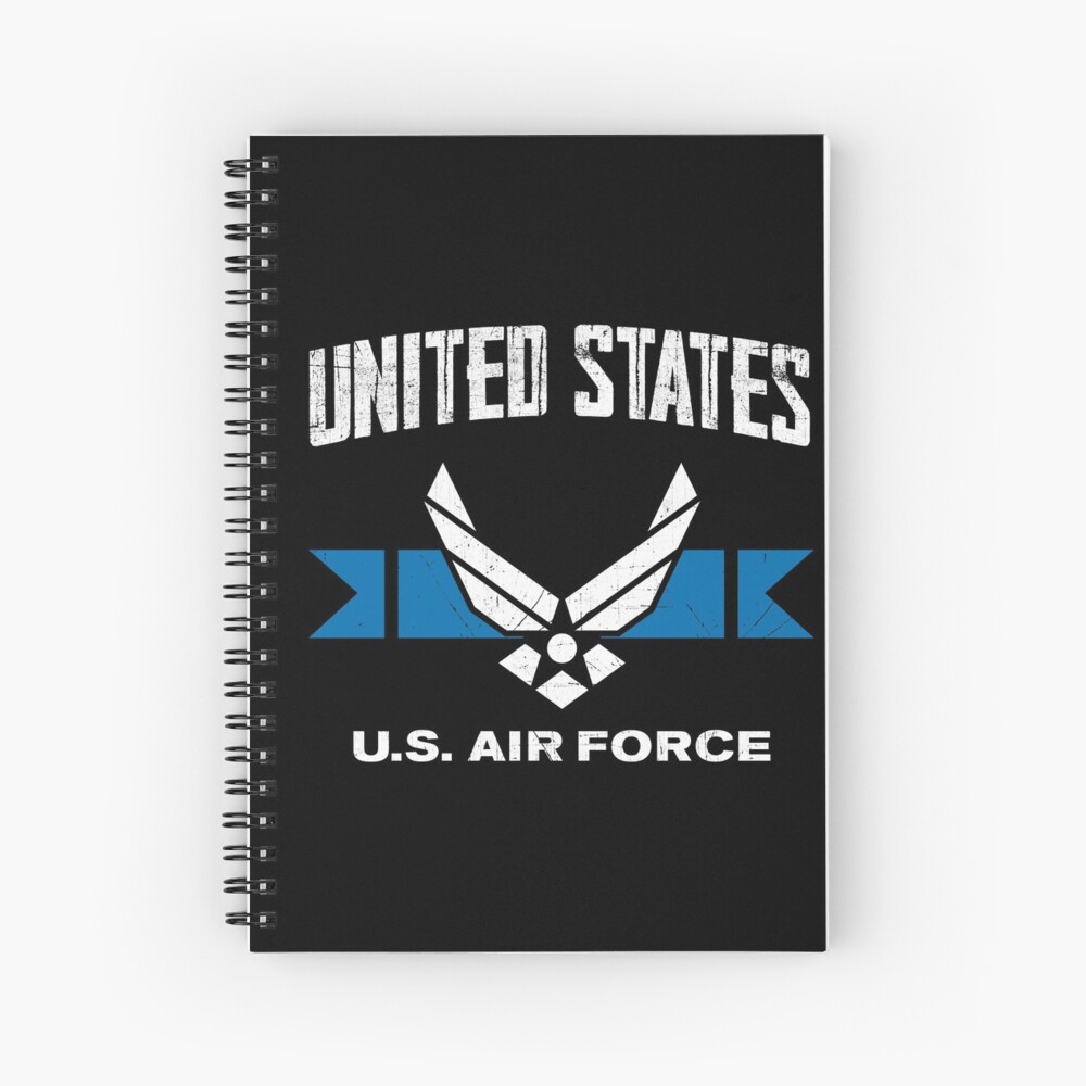 "UNITED STATES AIR FORCE" Spiral Notebook by VanityBiss | Redbubble