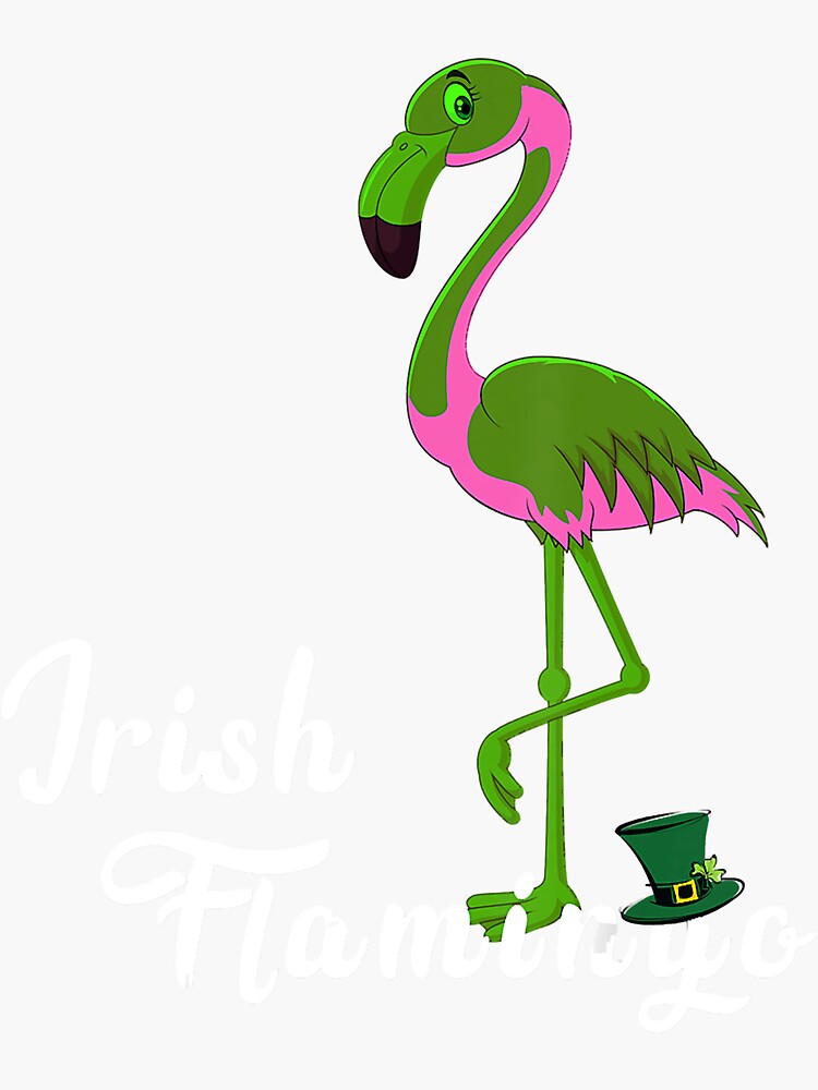 "Irish Flamingo St Patricks Day Camping Campfire Adventure Outdoor ...