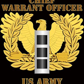 "Army - Emblem - Warrant Officer - CW3" Poster for Sale by twix123844 ...