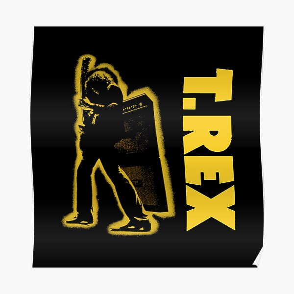 "T-Rex Band" Poster by Cerinayeila | Redbubble