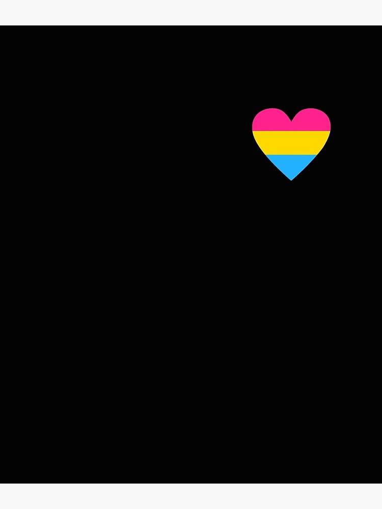 "Pan Heart - LGBT Pansexual Gay Pride Pan " Poster by Lilettu | Redbubble