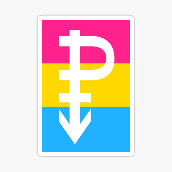 "Pan Symbol - LGBT Pansexual Gay Pride Pan " Sticker for Sale by ...