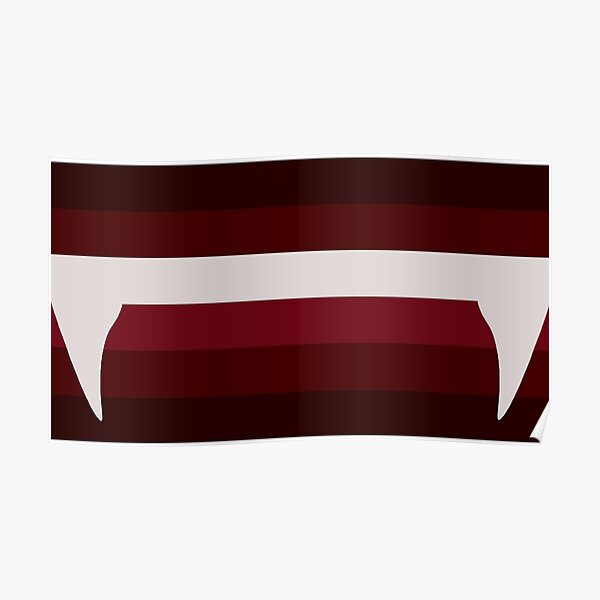 "Vampire Pride Flag" Poster by Aggyro93 | Redbubble