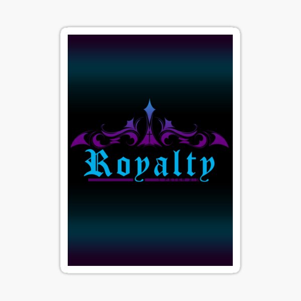 "Royalty" Sticker for Sale by PetruLee | Redbubble