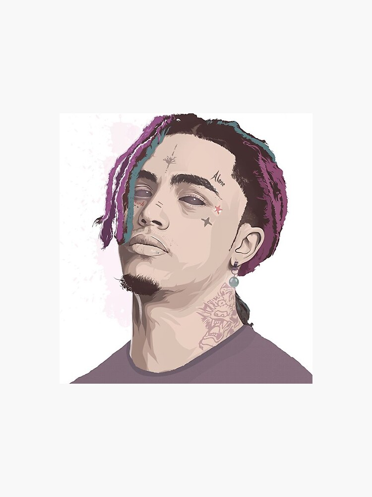 "Poster Lil Pump" Sticker von NyarlathotepJF | Redbubble
