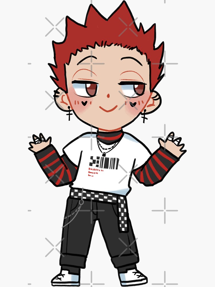 "Eboy Tendou" Sticker for Sale by artsiceli | Redbubble