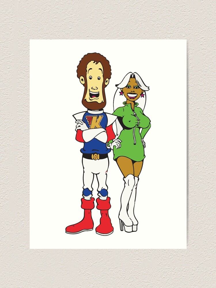 "Captain Kremmen - Kenny Everett" Art Print for Sale by zenorac7 ...