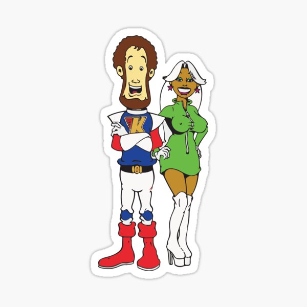 "Captain Kremmen - Kenny Everett" Sticker for Sale by zenorac7 | Redbubble