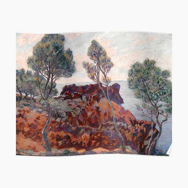 "Armand Guillaumin - Agay - Les Roches Rouges" Poster for Sale by ...