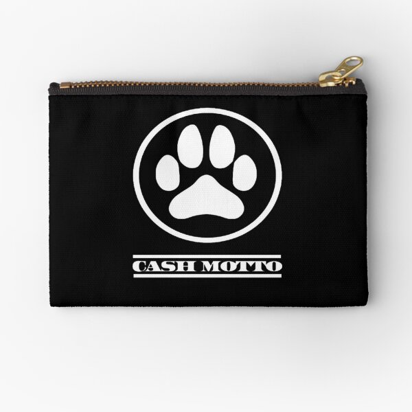 "Cash Motto - Grime - Chip" Zipper Pouch for Sale by IainW98 | Redbubble
