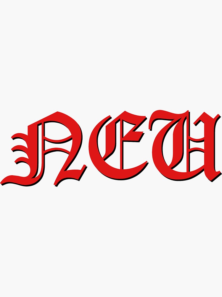 "NEU" Sticker for Sale by karissakorman | Redbubble