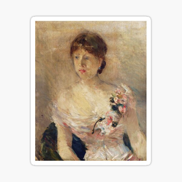 "Berthe Morisot - Ritratto di signora" Sticker for Sale by Monetlover ...