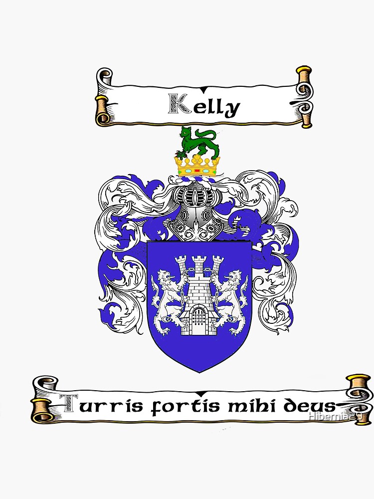 "Kelly Family Crest" Sticker by Hibernia29 | Redbubble