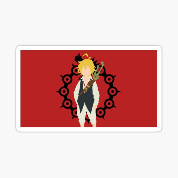 "Meliodas seven deadly sins" Sticker for Sale by Dank-your-Style ...