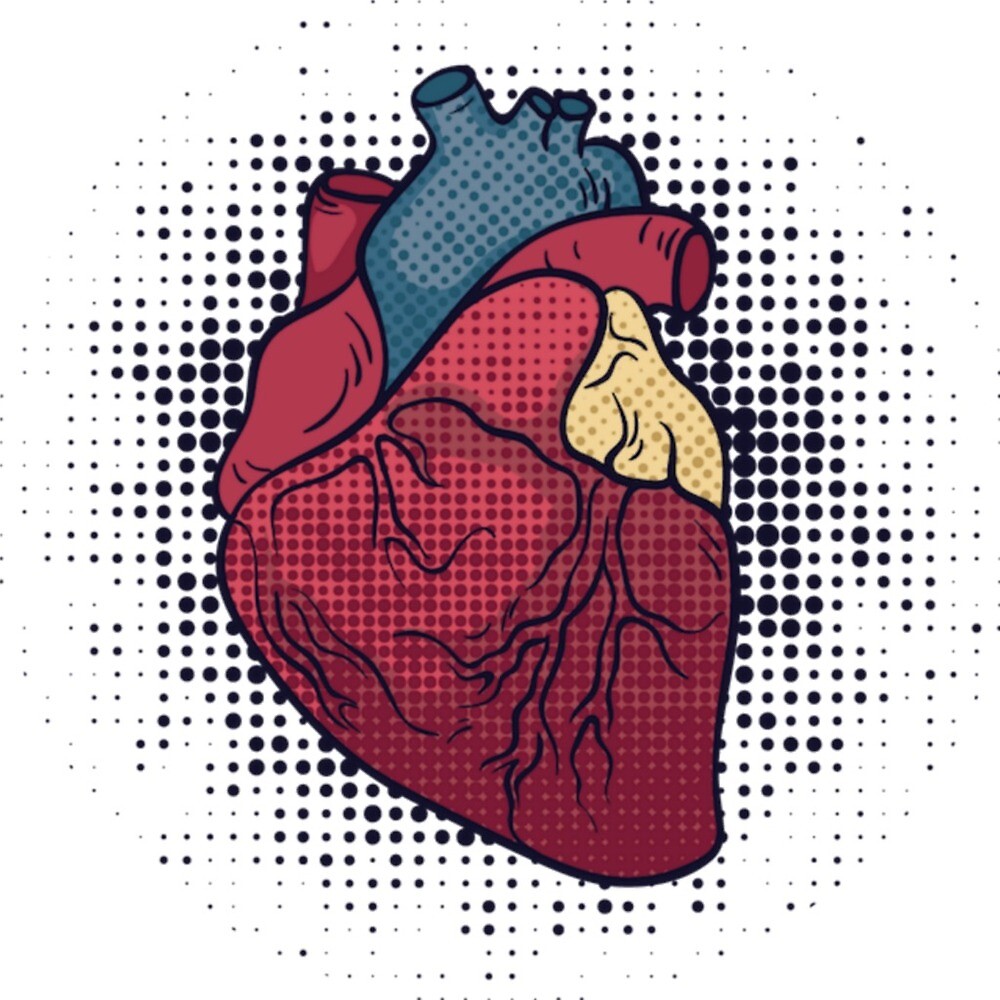 "Comic Heart " by W Sobalvarro | Redbubble