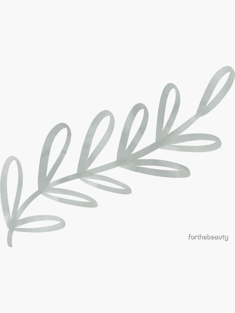 "Laurel Sticker" Sticker for Sale by forthebeauty | Redbubble