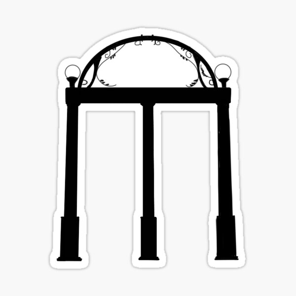 "UGA Arch" Sticker for Sale by ellietsmith520 | Redbubble