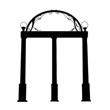 "UGA Arch" Sticker for Sale by ellietsmith520 | Redbubble