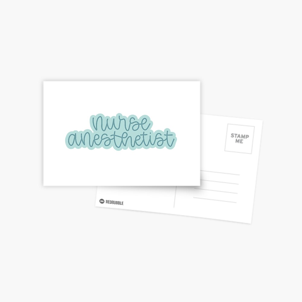 "Nurse Anesthetist!!!" Sticker for Sale by carleyguill | Redbubble