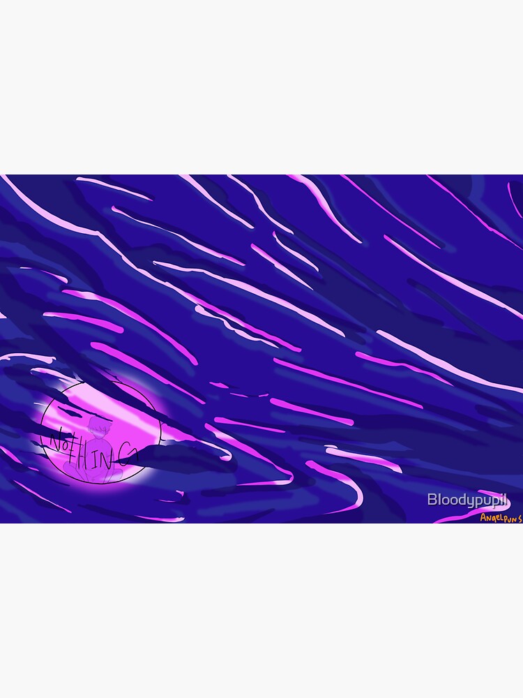 "Feeling Nothing" Sticker by Bloodypupil | Redbubble