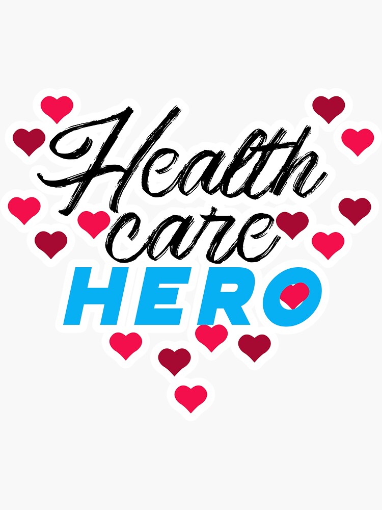 "Health Care Hero" Sticker for Sale by fahdshakir | Redbubble