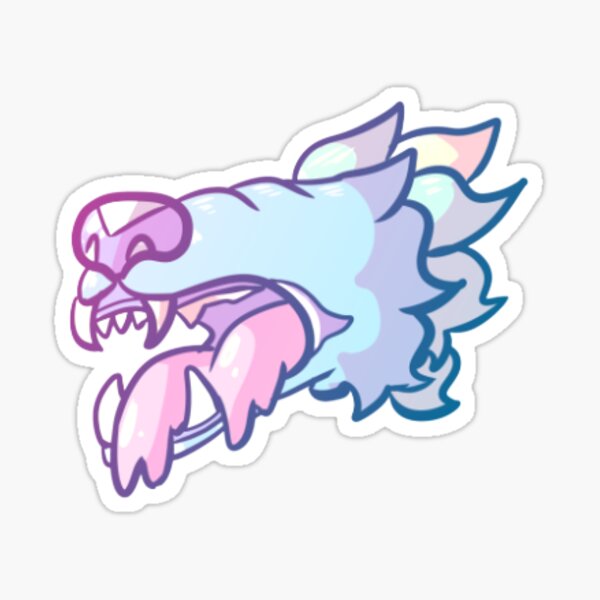 "pastel furry maw sticker" Sticker for Sale by katorsomething | Redbubble