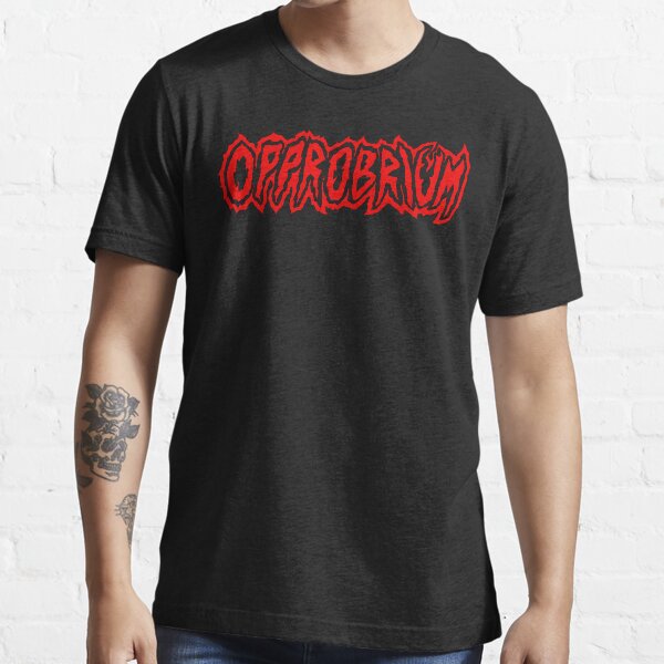 "Opprobrium Logo (Red)" T-shirt for Sale by opprobriumstore | Redbubble ...