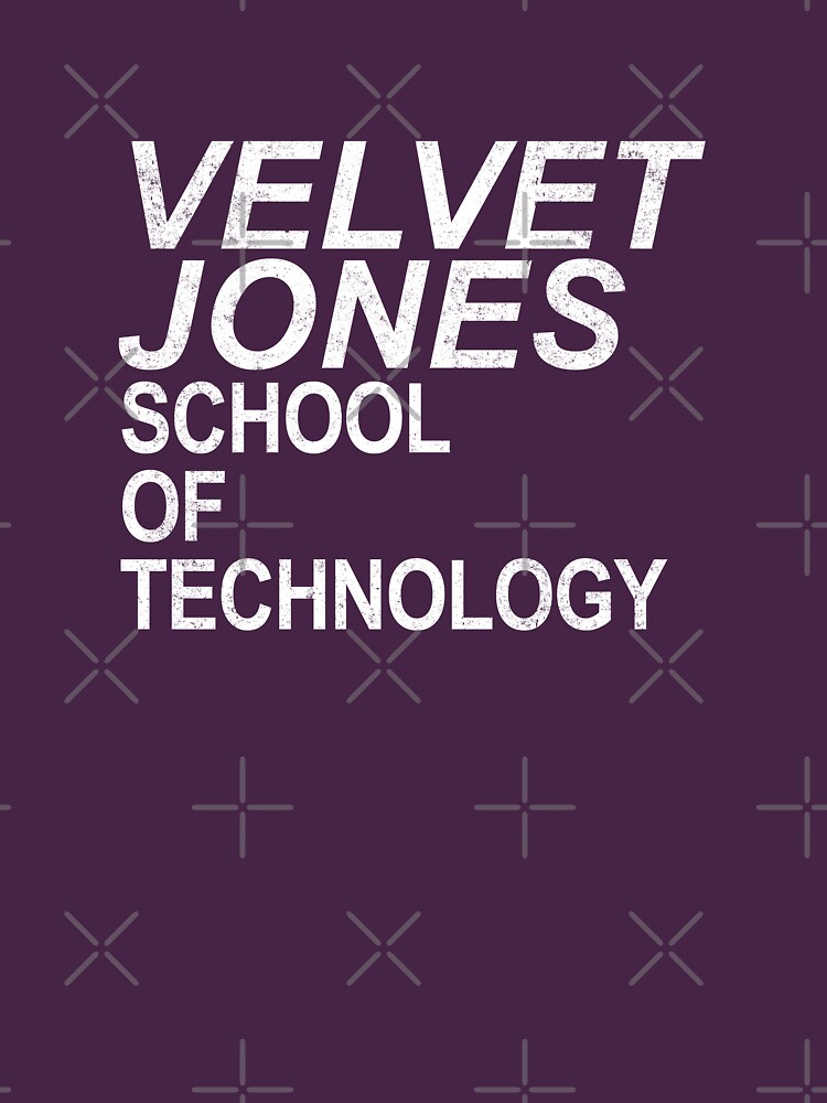 "Velvet Jones School of Technology" T-shirt for Sale by Primotees ...
