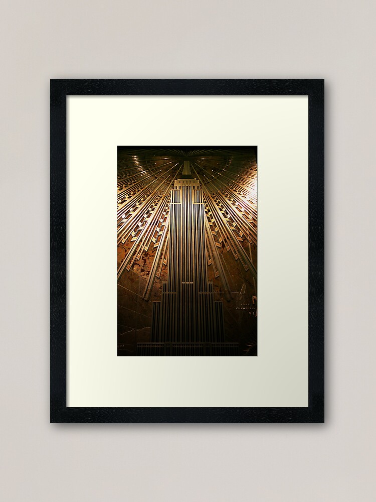 "ESB Lobby" Framed Art Print for Sale by cherrfurth | Redbubble