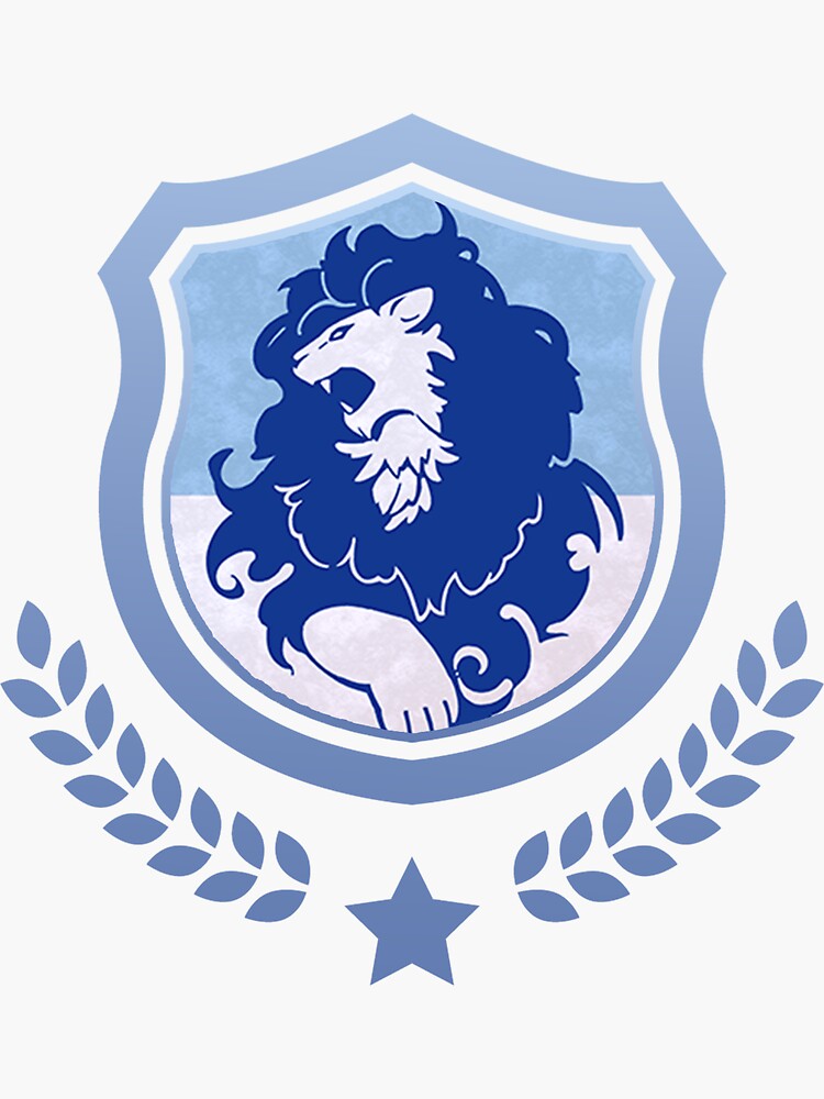 "Garreg Mach Academy Blue Lions" Sticker for Sale by neon1up | Redbubble