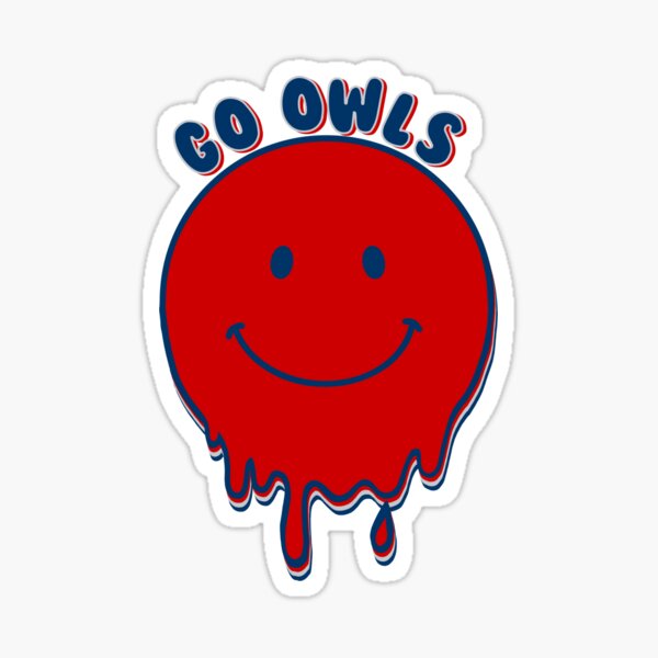 "FAU dripping smiley face" Sticker for Sale by Rpadnis | Redbubble