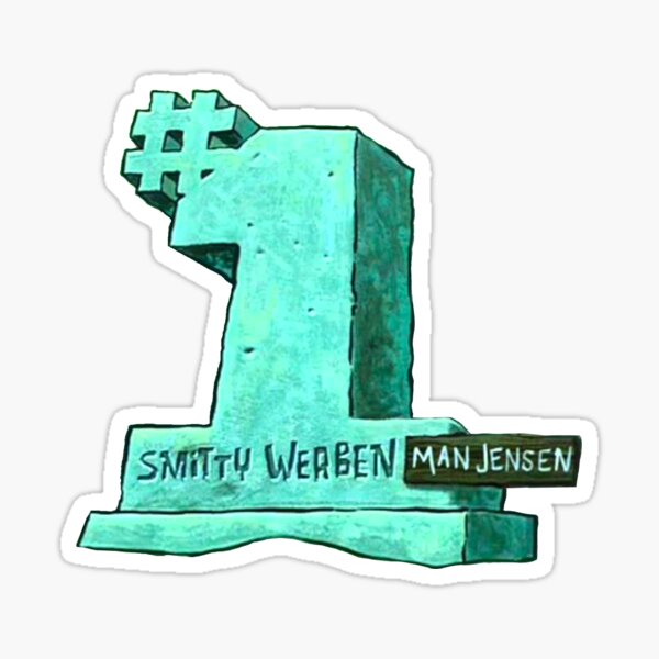 "Smitty werben man jensen (He was Number One)" Sticker for Sale by ...
