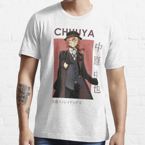"Chuuya Nakahara Bungou Stray Dogs Card Anime" T-shirt for Sale by kino ...
