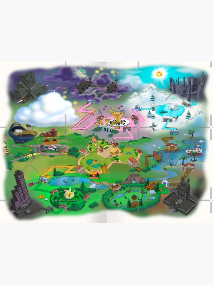"Toontown Map" Poster for Sale by Rccola55 | Redbubble