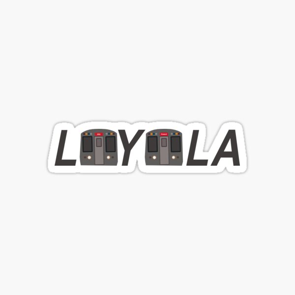 "Loyola Train" Sticker by cmdurk | Redbubble