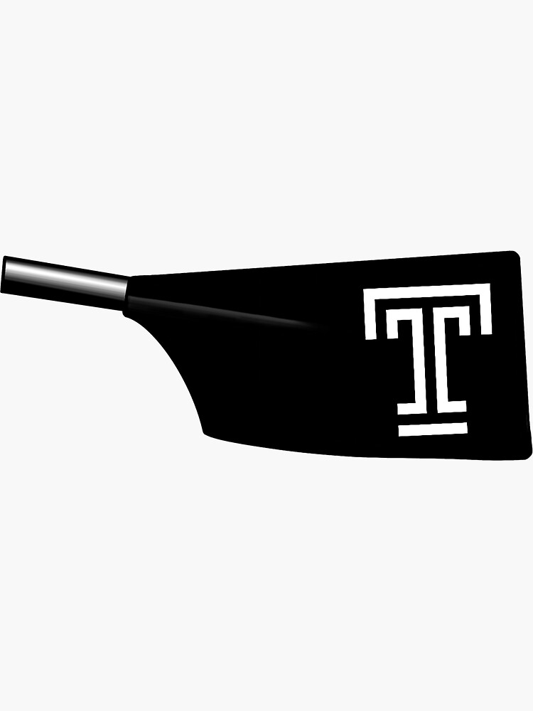 "Temple Lightweight Rowing Oar" Sticker for Sale by jesscrosby | Redbubble