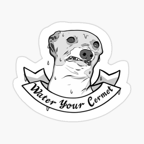 "Cermet (Water Your Cermet) Sticker" Sticker for Sale by EvilBunneh ...