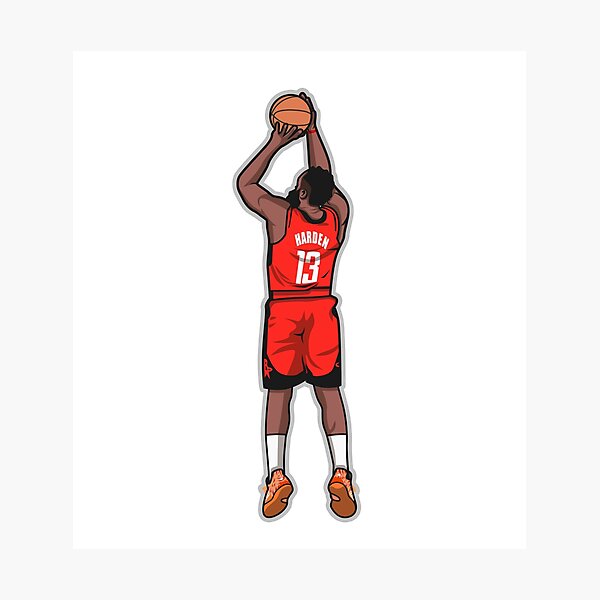 Lámina fotográfica «Estilo de dibujos animados de James Harden» de ...
