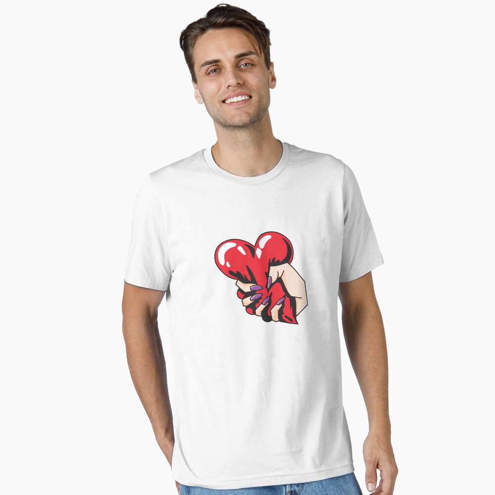 "squeezed heart" Sticker for Sale by sandraobrien | Redbubble